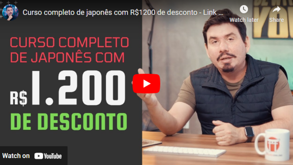 Programa Japonês Online - Maior Curso do Brasil